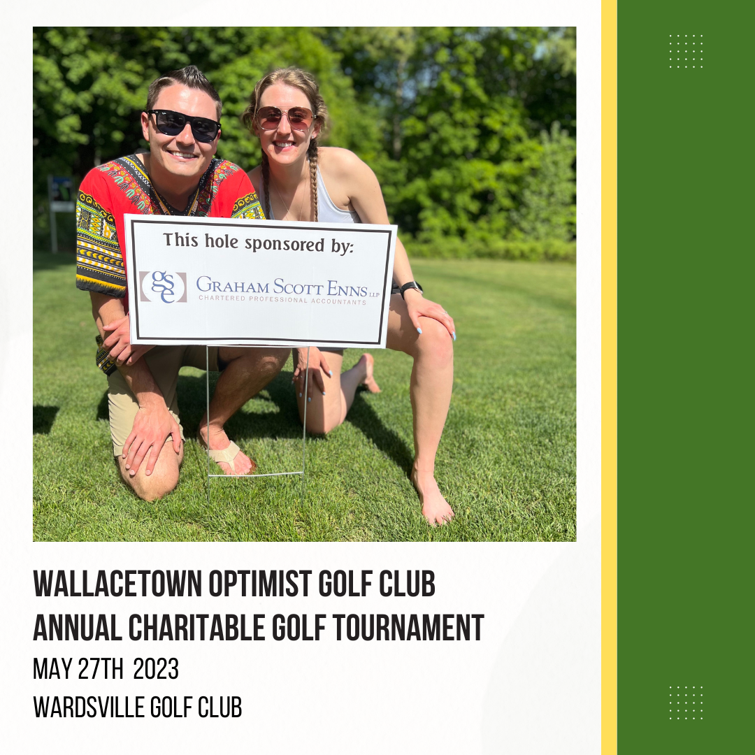 Wallacetown Optimist Club Golf Tournament 2023 | Graham Scott Enns LLP